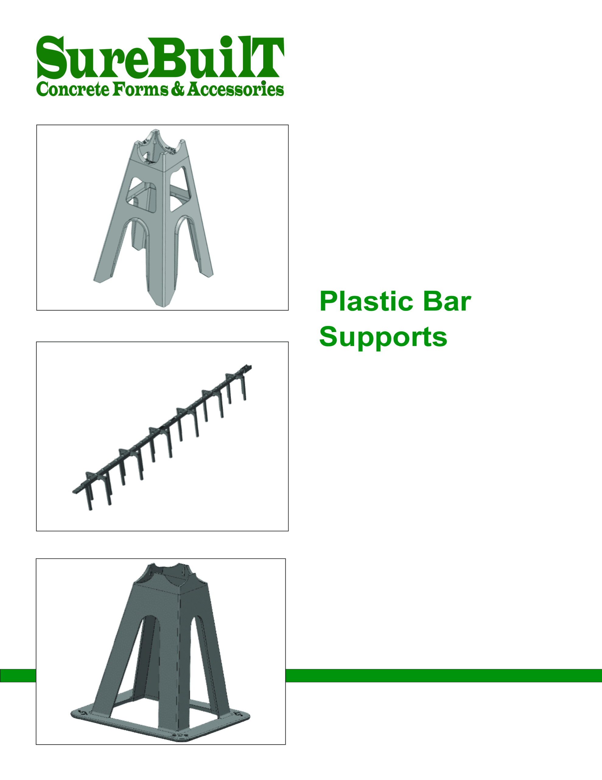 Now Stocking Plastic Bar Supports - SureBuilt Concrete Forms & Accessories